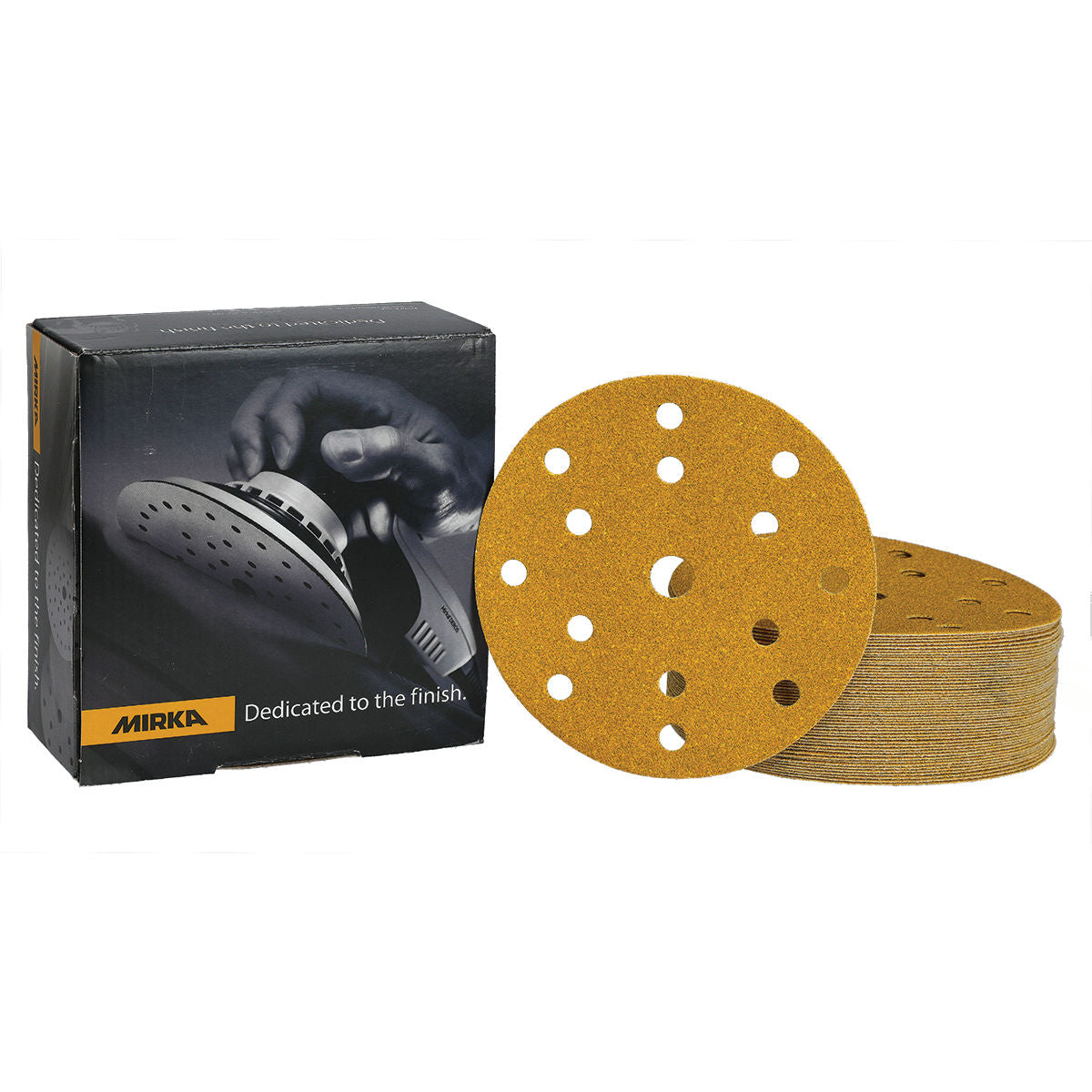 Mirka Gold DA Sanding Disc, 150mm Velcro, 15 Holes, 100 Pack – City ...