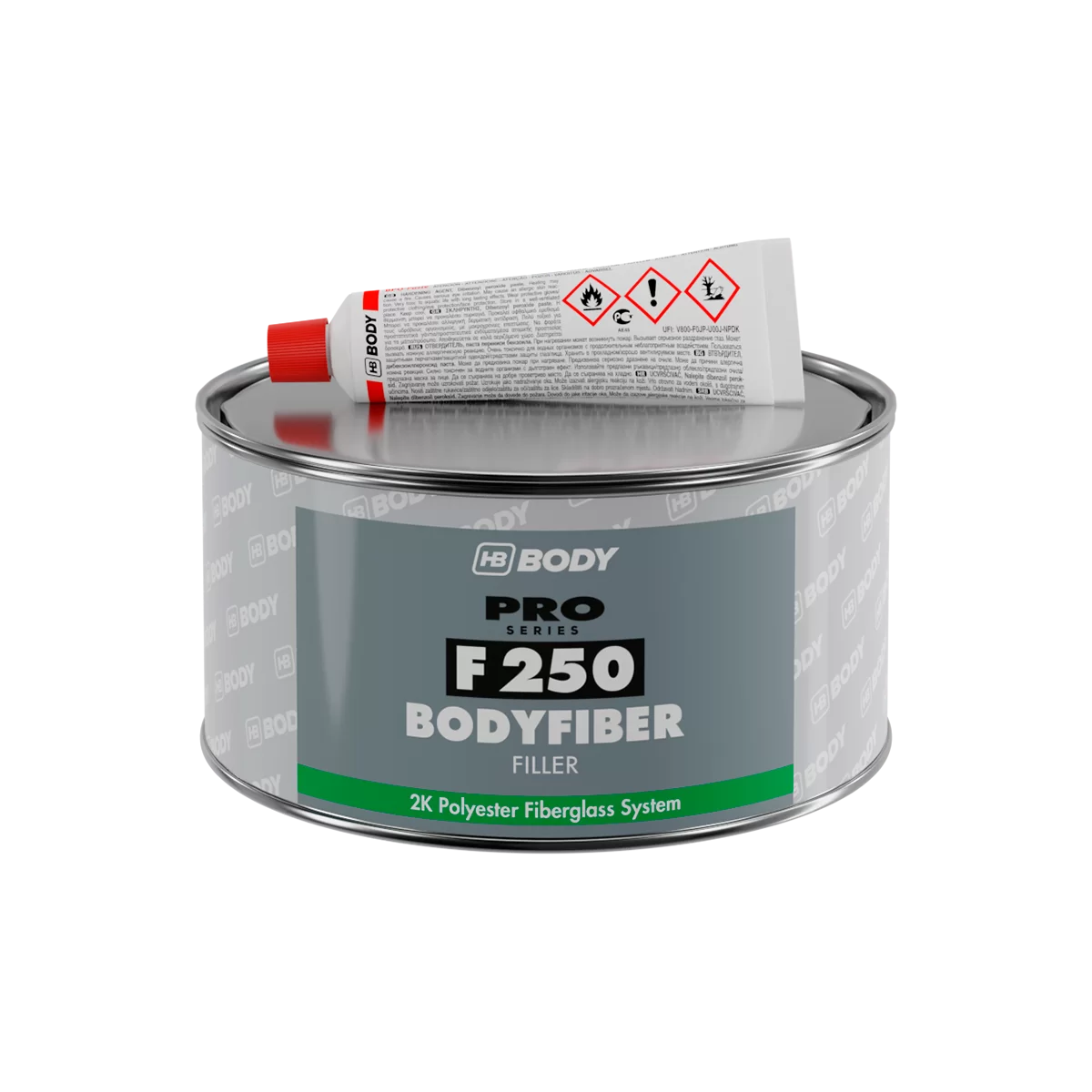HB Body PRO F250 Bodyfiber, Fibreglass Filler, 250g – City Auto Paints Ltd.